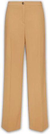Elena Miro Femme, Pantalons, Beige, Taille: 50 FR Pantalon en Cr&ecirc;pe Stretch