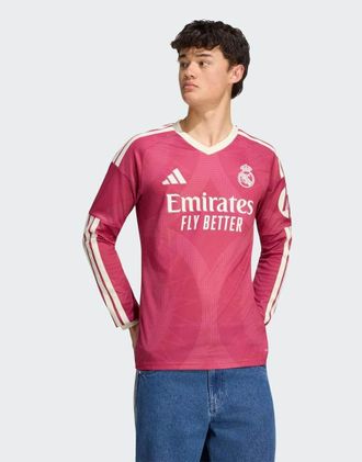 adidas Real Madrid 26/27 Third-Trikot lang&auml;rmlig in Wildpink-Rosa