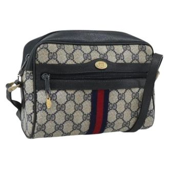 Gucci Sac bandouli&egrave;re vintage en cuir PVC Pre-owned - Femme - Pre-owned - Bleu - Taille: ONE Size