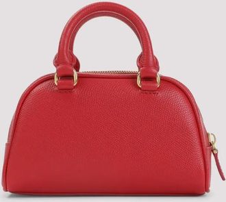 Valentino Garavani Hobo Bags - Compact Textured Leather Shoulder Bag With Gold Ha - Gr. unisize - in Rot - f&uuml;r Damen