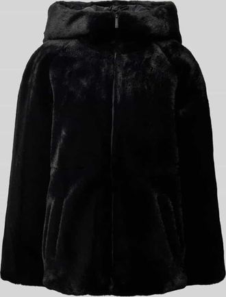 Emporio Armani Kunstfelljacke mit Kapuze