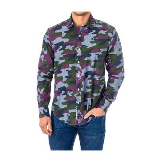 La Martina Lang&auml;rmeliges Freizeit-Shirt - - Shirts - Herren - Blau - S