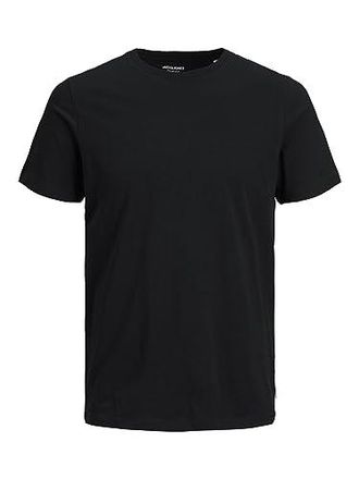 Jack & Jones Jack & Jones T-Shirt uni pour Homme, Noir, 3XL