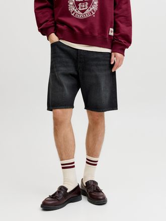 Jack & Jones Shorts JACK & JONES JJITONY JJORIGINAL SHORTS AKM 111, Herren, Gr. XL, N-Gr, schwarz (schwarz denim), Web, Obermaterial: 100% Baumwolle, unifarben, re