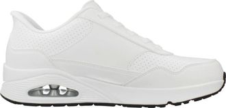 Skechers Homme, Chaussures, Blanc, Taille: 43 EU UNO Banksia Luxe
