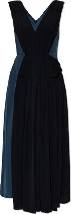 Marni Femme, Robes, Bleu, Taille: 36 FR Robe Drap&eacute;e