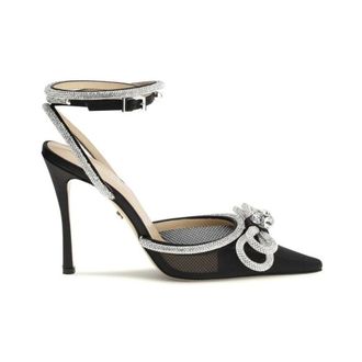 Mach & Mach Mach & Mach, Femme, Chaussures, Noir, Taille: 38 1/2 EU Escarpins &agrave; Talons Hauts en Soie