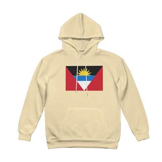 Generic Sweat &Agrave; Capuche Antigua-et-Barbuda Drapeau pour Femme Adultes Et Adolescents Doublure Polaire Sweatshirt pour Patriotes Hoodie Femmes Femmes Pull &Agrave; Ca