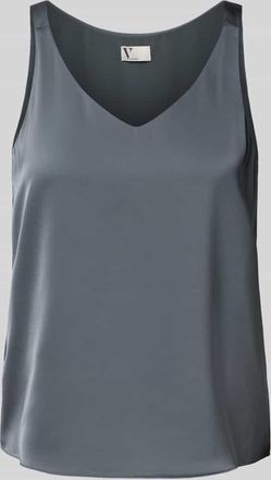 Vera Mont Regular Fit Blusentop mit V-Ausschnitt