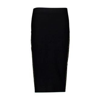 Casablanca Eleganter Merinowollstrickrock - - Skirts - Damen - Schwarzk - M