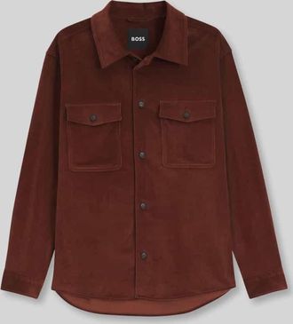 HUGO BOSS Relaxed Fit Freizeithemd aus Baumwoll-Mix Modell Carper-OS-WG-264