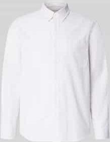 Calvin Klein Jeans Classic Fit Freizeithemd mit Button-Down-Kragen