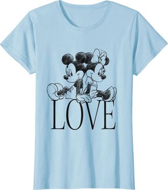 Disney Minnie And Mickey Mouse Love T-Shirt