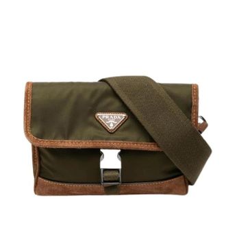 Prada Pre-owned Re-Nylon Phone Bag - - Pre-owned - Damen - Gr&uuml;n - ONE SIZE
