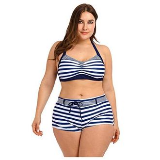 Generic Maillot De Bain Piscine Femme- Ensemble Bikini Deux Pi&egrave;Ces &agrave; Imprim&eacute; Floral pour Maillot De Bain De Plage