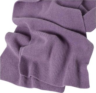 Le Bonnet &Eacute;charpe en laine dagneau et Caregora - Femme - Accessoires - Violet - Taille: ONE Size