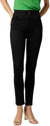 Nafnaf NAF Femme FPOWER Skinny TH, Noir, 34 EU