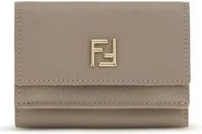 Fendi FF Logo Trifold Geldb&ouml;rse - - Accessories - Damen - Beige - ONE SIZE
