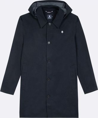 Faguo Impermeable en polyester recycl&eacute; marine