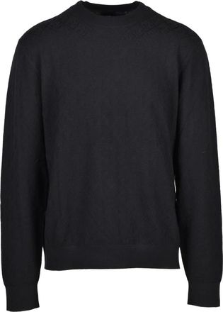 A|X Armani Exchange Homme, Pulls, Noir, Taille: XL Maglioncino Girocollo