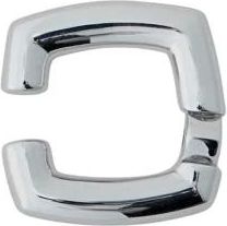 Tom Wood Femme, Accessoires, Gris, Taille: ONE Size Diamond Frame Ear Cuff