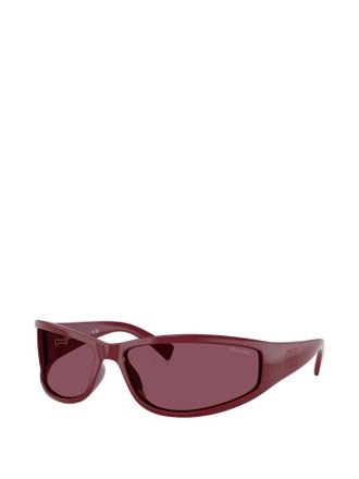 Miu Miu Eyewear MUC06SU Cat-Eye Sunglasses - Burgundy