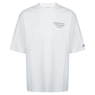 MC2 Saint Barth Oversize T-Shirt Watch Have Money - - Tops - Herren - Wei&szlig; - XL