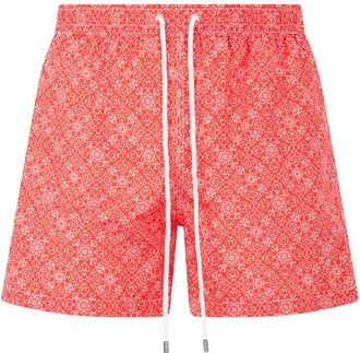 Fedeli Homme, Maillots de bain, Rouge, Taille: S Madeira Swim Trunks
