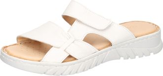 Cosmos Comfort Damen 6319-701 Schiebe-Sandalen, weiß, 39 EU