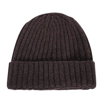 Dell'Oglio Riccio Beanie - - Accessories - Herren - Braun - ONE SIZE