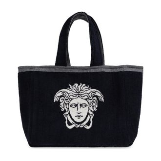 Versace unisex, Sacs, Bleu, Taille: ONE Size Shopper Beach Bag