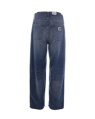 Carhartt Work in Progress Womens Jeans Arin Blue Destroy Wash Cotton Smithtown Denim Trousers smithtown