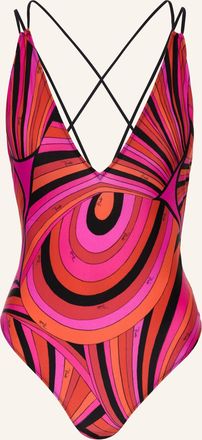 Pucci Badeanzug rosa