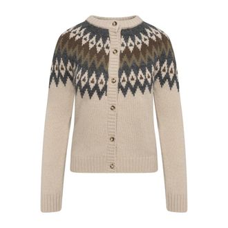 Max Mara Targa Cardigan - - Knitwear - Damen - Beige - M