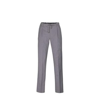 Moorer Australische Wolle Stretch Hose - - Trousers - Herren - Grau - L