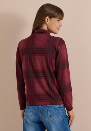 Cecil Langarmshirt aus softem Materialmix