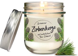 Zirbelino Zirbenduftkerze - Handgemacht aus K&auml;rnten