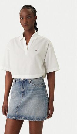 Tommy Jeans Poloshirt DW0DW22596 Wei&szlig; Relaxed Fit