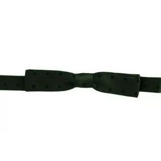 Dolce & Gabbana Gebundene Seiden Fliege mit verstellbarem Nackenband - - Accessories - Herren - Gr&uuml;n - ONE SIZE