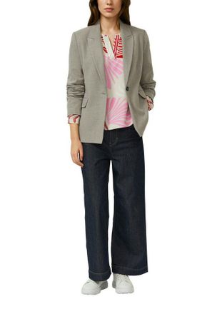 s.Oliver Black Label Langarmbluse mit floralem Muster
