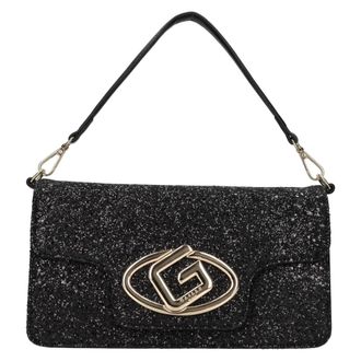 Ga&euml;lle Paris Schultertasche aus Kunstleder und mit Glitzer - - Bags - Damen - Schwarzk - ONE SIZE