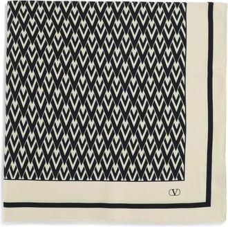 Valentino Garavani Femme, Accessoires, Multicolore, Taille: ONE Size Toute La V Silk Scarf