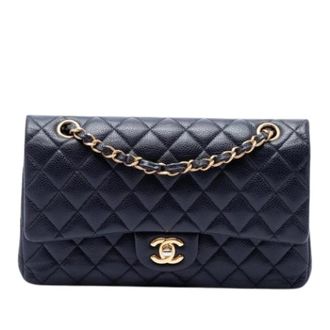 Chanel Pre-owned Classic Double Flap Shoulder Bag - - Pre-owned - Damen - Blau - ONE SIZE