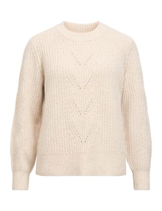 Object Objsally L/S Re Knit Pullover Noos