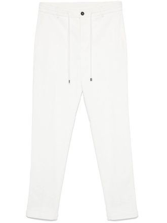 PESERICO pantalon en velours c&ocirc;tel&eacute; - Blanc