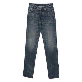 Diesel Regular Jeans Regular Waist D-Heel - Femme - Jeans - Bleu - Taille: W27