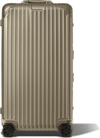Rimowa Original Trunk Plus Gro&szlig;er Koffer in Titan - Aluminium - 80x44x36.5