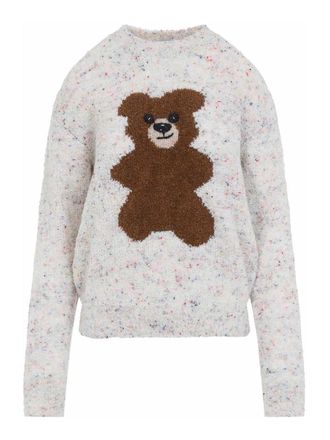 Moschino Rundhalspullover - Creme