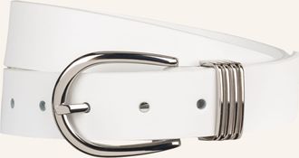 Condor Lederg&uuml;rtel weiss