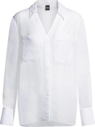 HUGO BOSS Bosala Bluse - - Blouses & Shirts - Damen - Wei&szlig; - M